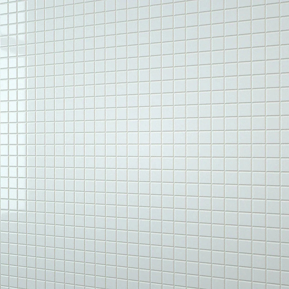 Reco Bathroom Panels - Mosaic Tile White – Puffin Bathrooms