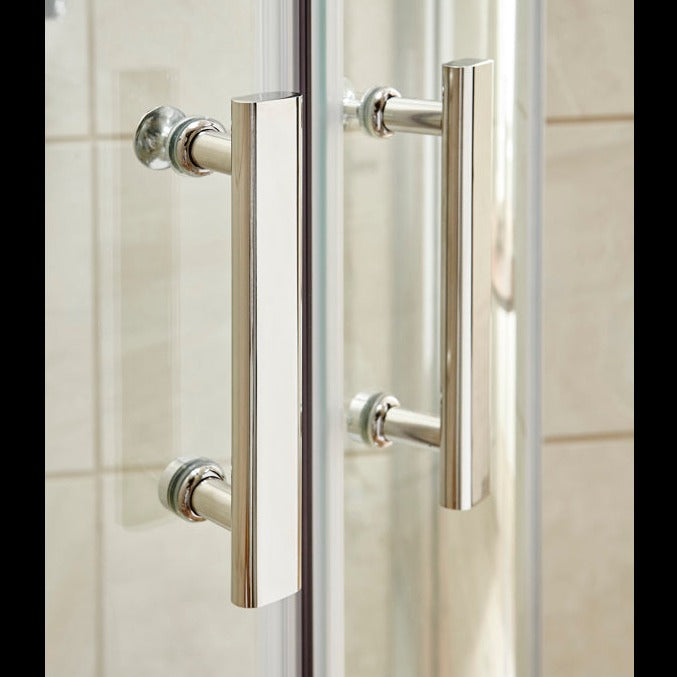 Pacific 6mm Sliding Shower Doors in Chrome – Puffin Bathrooms